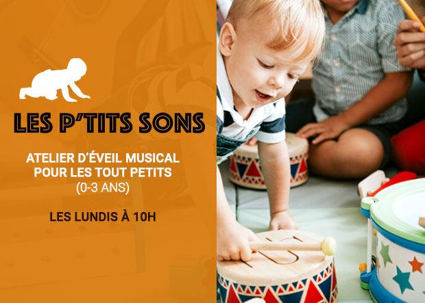 Eveil musical parent/enfant 0-3 ans - La Soupape - Le Café des Enfants